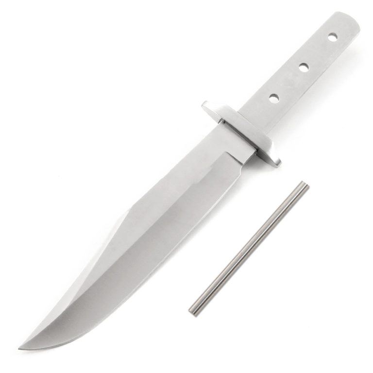 Köp Knivblad Bowie (knivslöjd) inkl bolster hos Knivmaterial.se