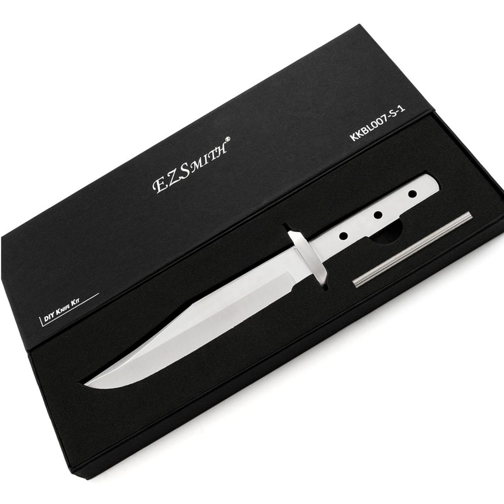 Köp Knivblad Bowie (knivslöjd) inkl bolster hos Knivmaterial.se