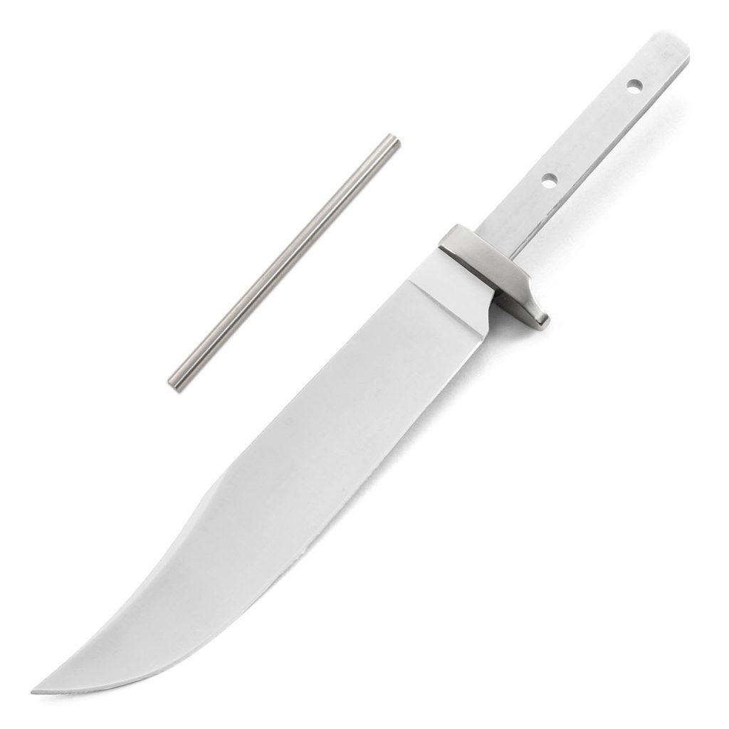 Knivblad Clip Point Bowie 105 - Rostfritt Kit 440C | Knivmaterial.se